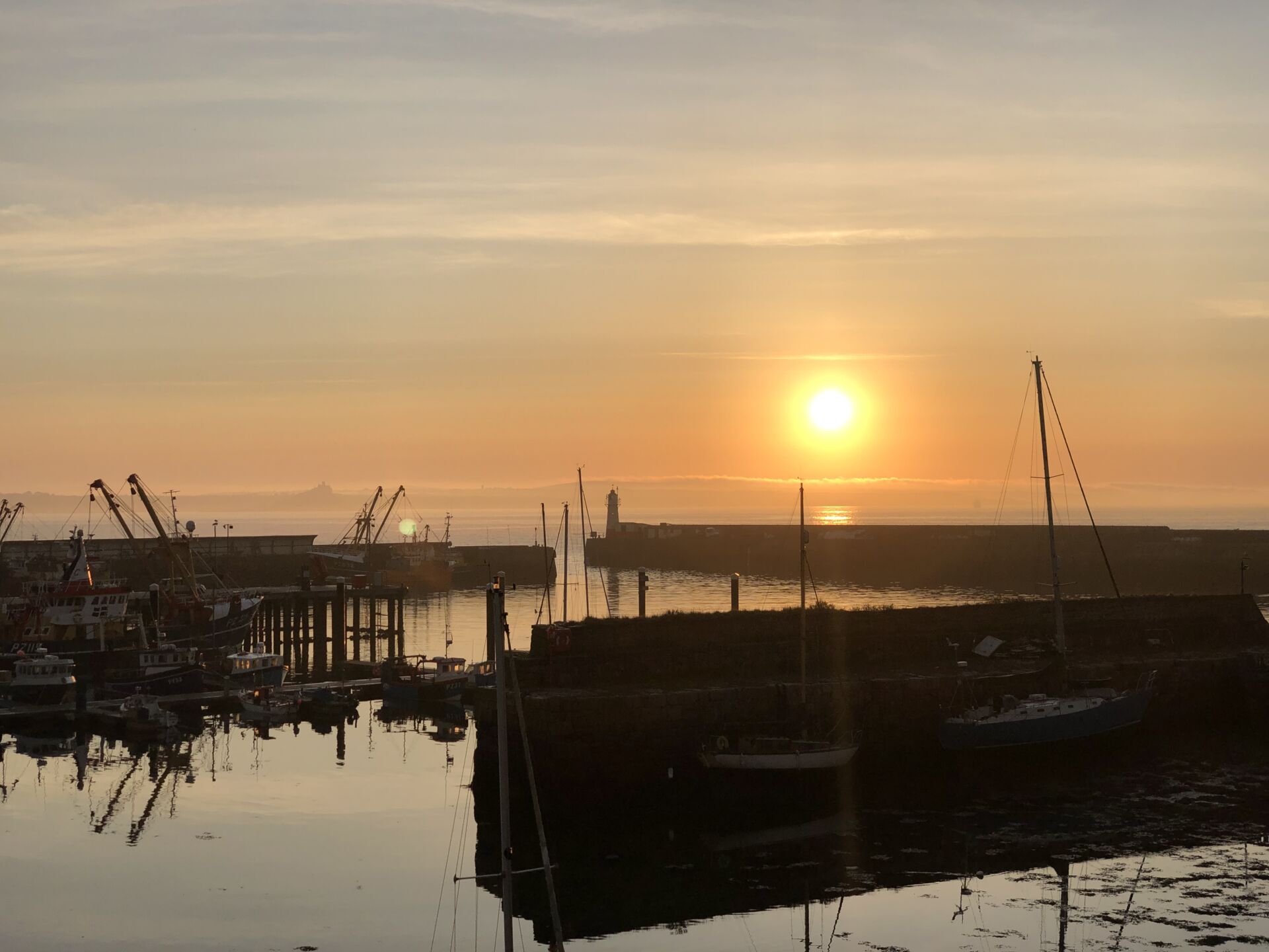 Newlyn Pier & Fishing Port in the Morning: View of Sunrise – Colour My Days