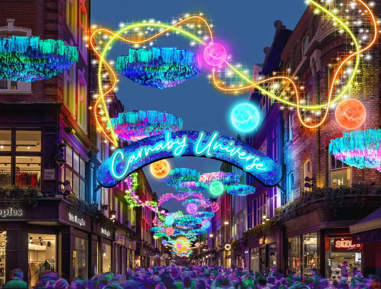 The Enchanting Spectacle of Carnaby Street Christmas Lights 2023 ...